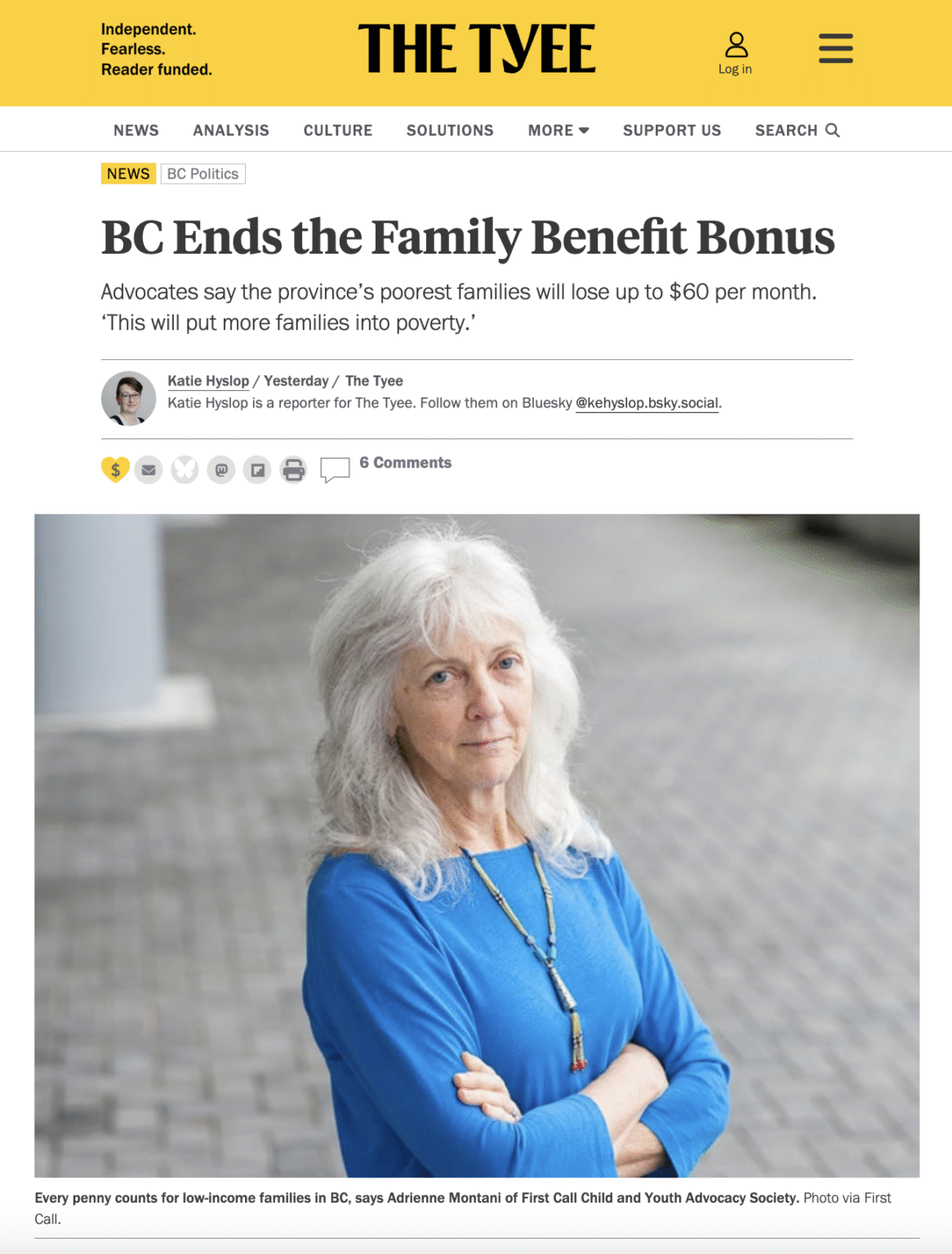 BC Budget Cuts Family Benefit Bonus: Advocates Sound The Alarm - First ...
